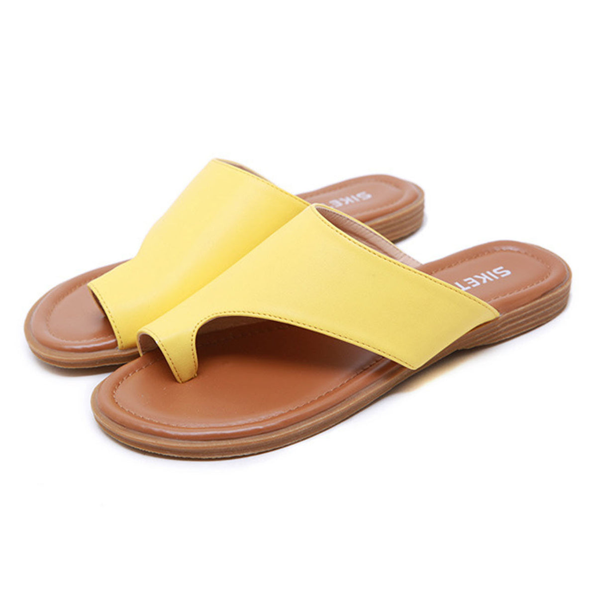 Toe Ring Slide Sandals – AROLORA