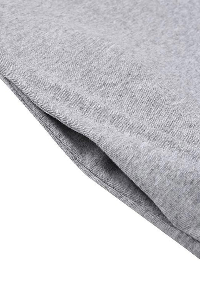 V Neck Slit Hem Sweatshirt Dress – AROLORA